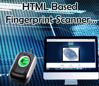 Javascript Based Fingerprint Reader for Website Login, Web based attendance